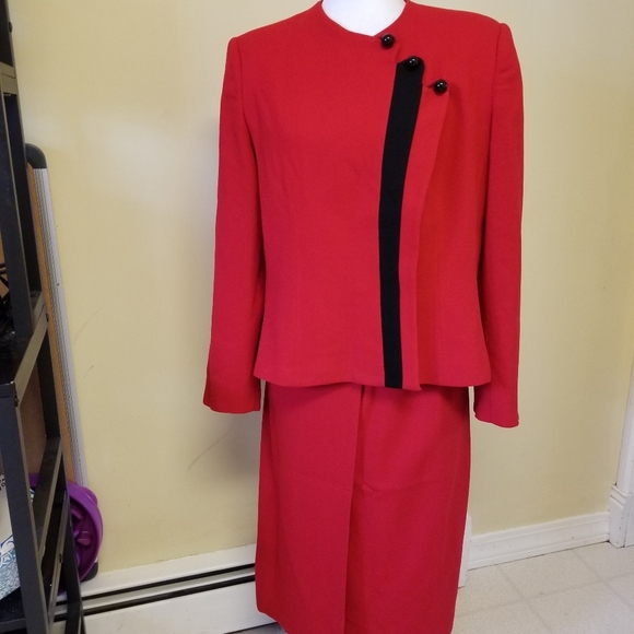 bert newman | Dresses | Vintage Bert Newman Skirt And Blazer Set | Poshmark